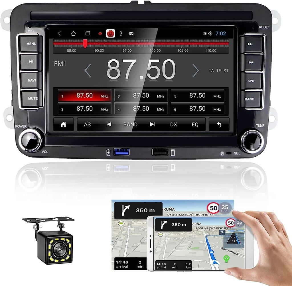 Radio samochodowe VW Golf Polo Passat Touran,7 cali FM/GPS/WiFi - 14393395121 - oficjalne ...