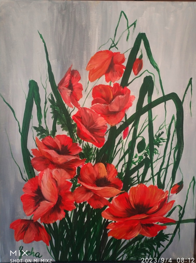 MAKI, obraz olejny,Galeria Gochy - 14284280419 - oficjalne archiwum Allegro