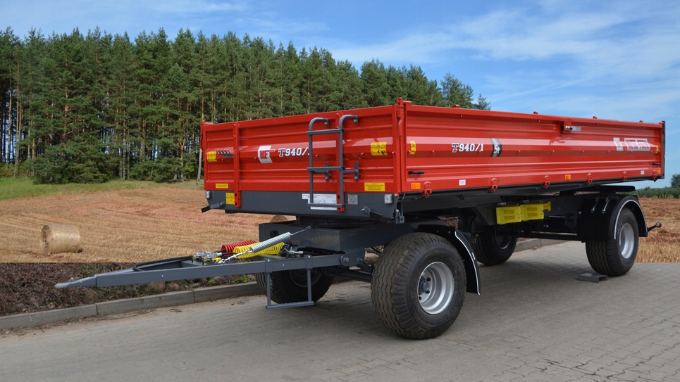 Przyczepa Rolnicza Dwuosiowa METAL-FACH T940/1 5t - 9013859958 - oficjalne archiwum Allegro
