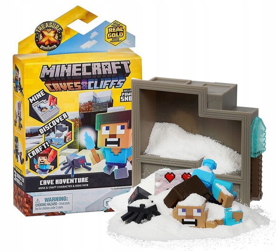 TREASURE X MINECRAFT Cave Cliffs PRZYGODA JASKINI - 12759954985 ...