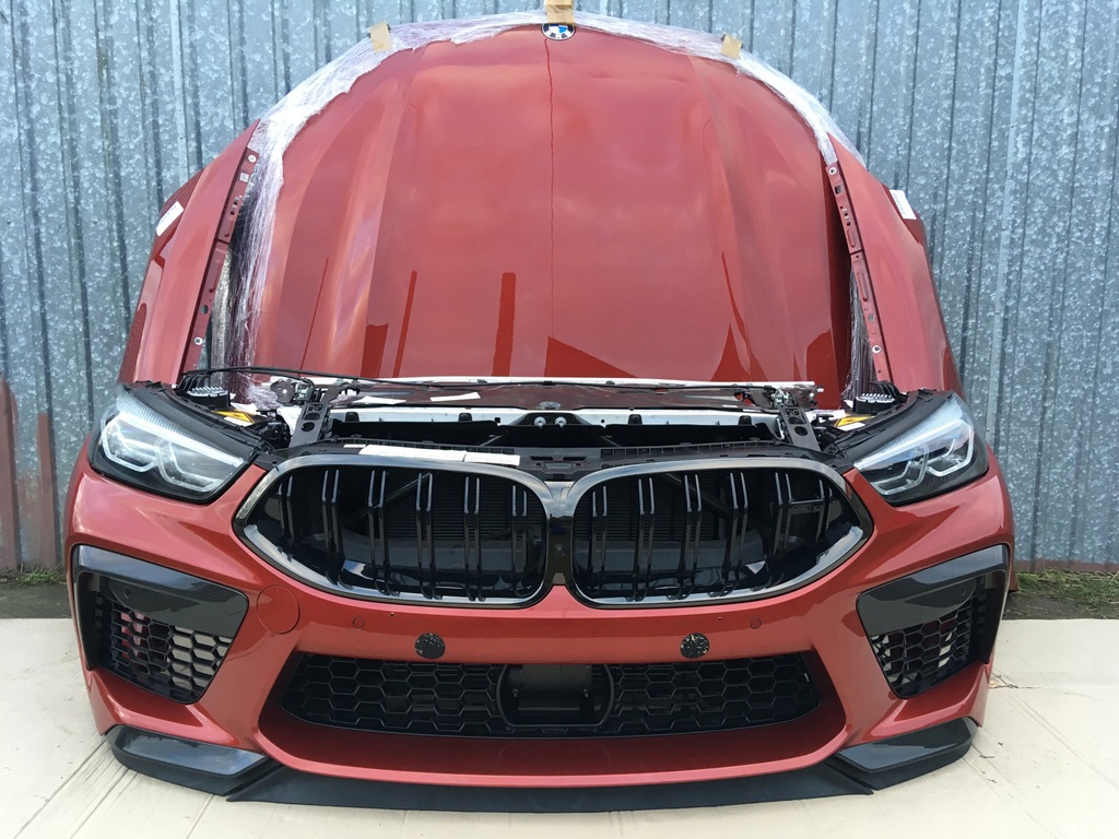 BMW M8 F91 F92 F93 Laser Przód Maska Zderzak Pas Wzmocnienie chłodnica ...