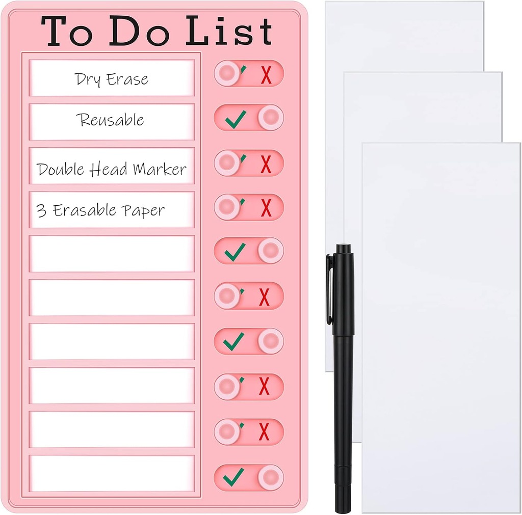 Dry Erase Checklist Board Chore Chart for Kids to Do List Board My ...