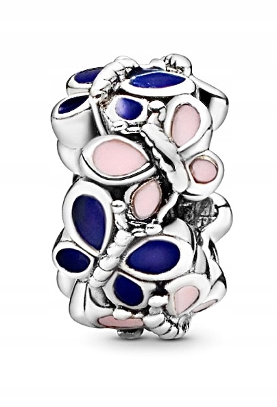 Oryginał Pandora Charms separator kolorowe motyle - 13497765481 ...