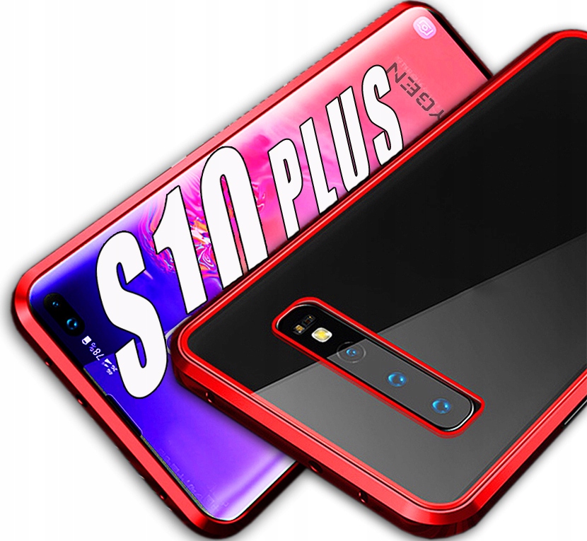 etui MAGNETYCZNE 2SZKŁA OXYGEN do Samsung S10 PLUS - 8531828487 ...