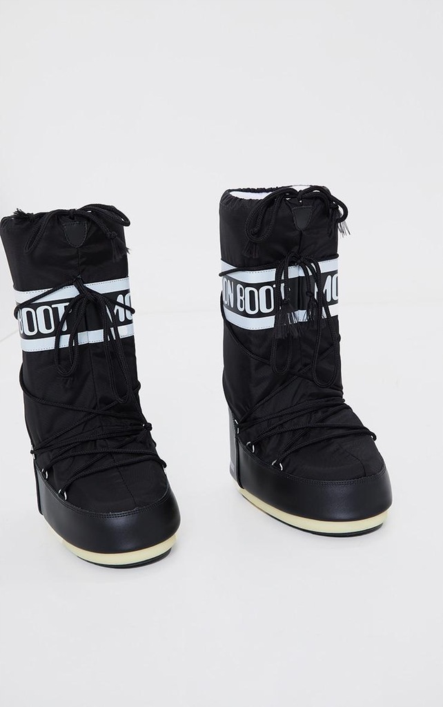 E09Y001 ŚNIEGOWCE OCIEPLANE CZARNE MOON BOOT 39/41 - 13230910809 ...