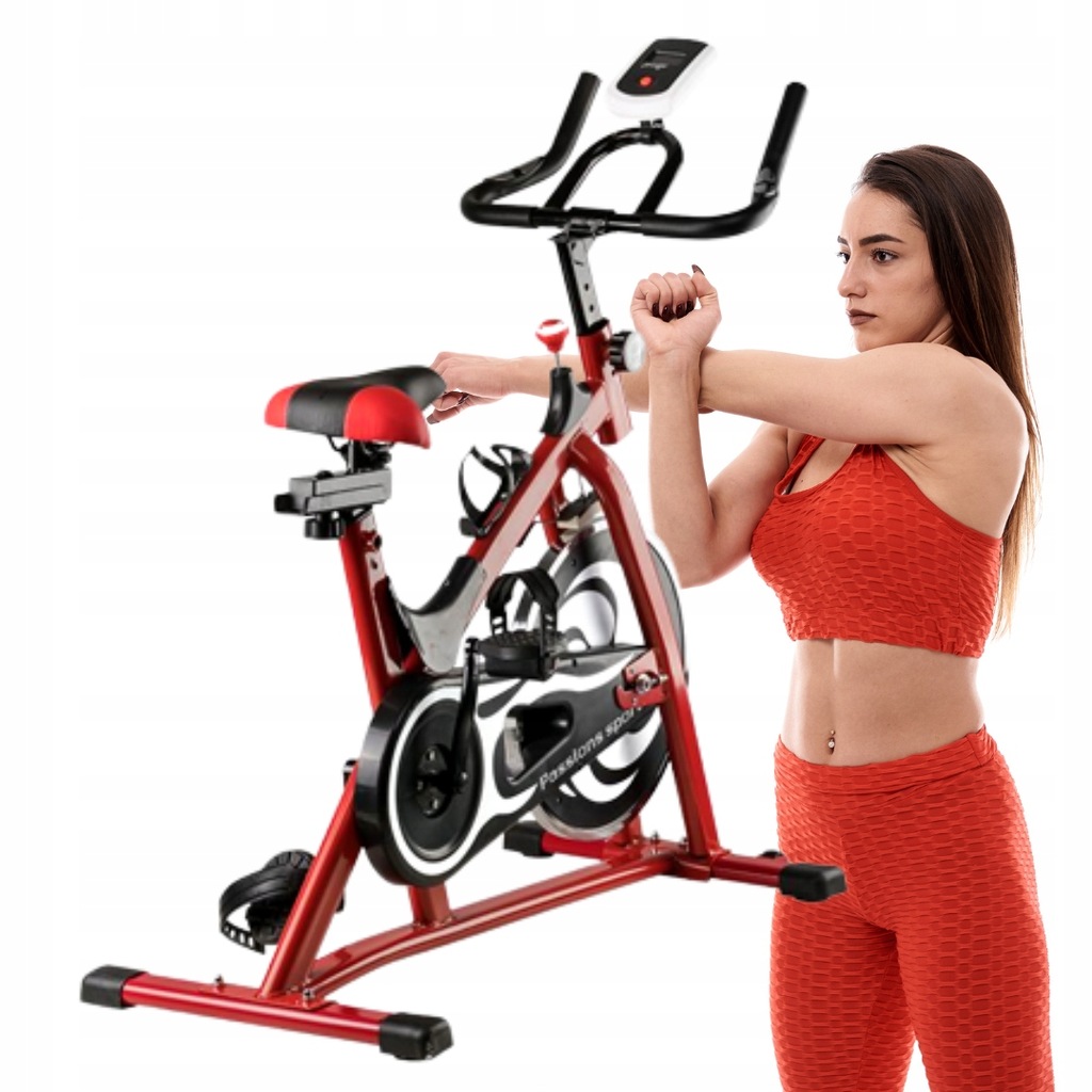 ROWEREK STACJONARNY ROWER Treningowy NA SIŁOWNIĘ - 13040294521 ...