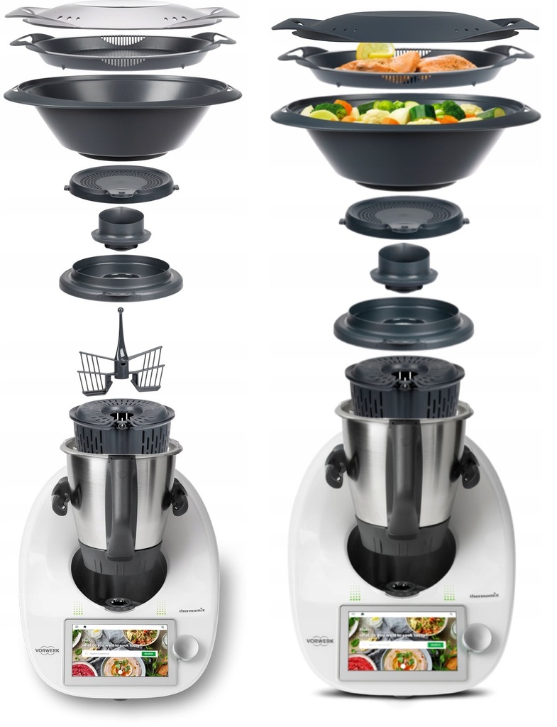 NOWY THERMOMIX TM6 + COOKIDOO 7 MIESIĘCY + KSIĄŻKA - 9868191351 ...
