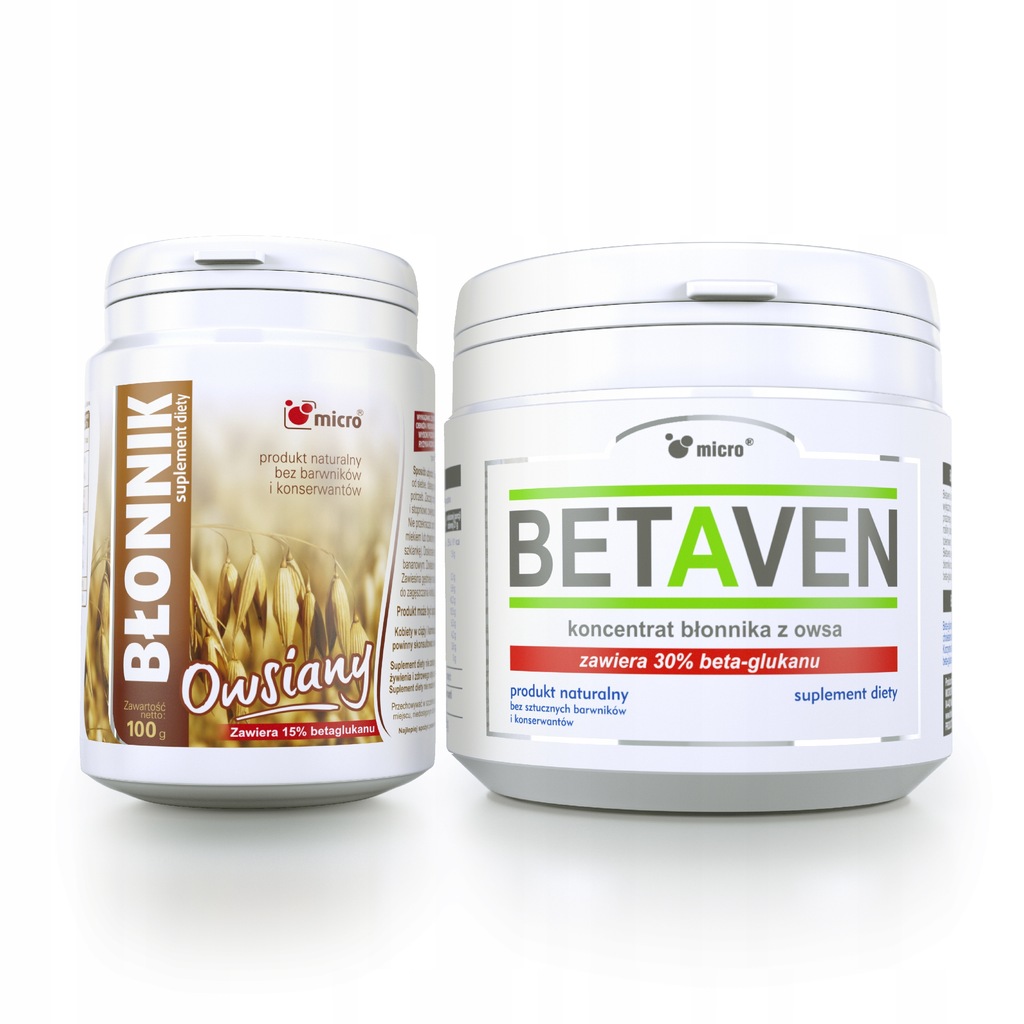Błonnik owsiany + Betaven kontrola wagi - 10427336747 - oficjalne ...