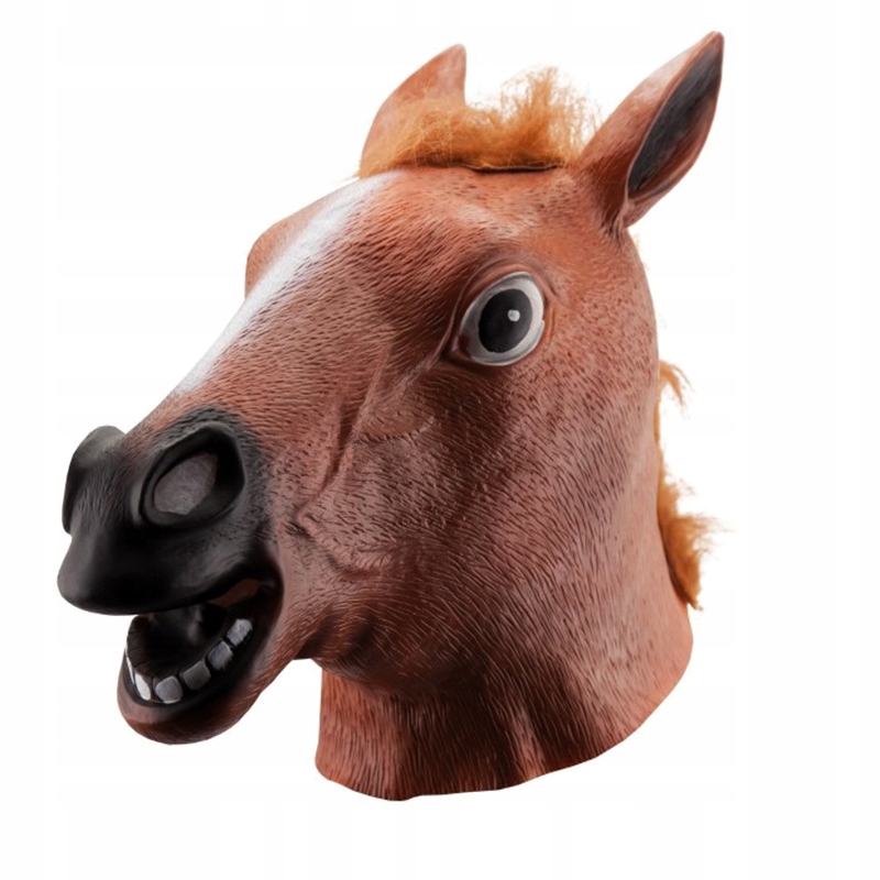 MASKA KOŃ LATEKSOWA GŁOWA KONIA NA IMPREZĘ - 8923929514 - oficjalne ...