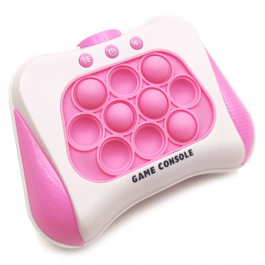 BUBBLE GAME Gra zręcznościowa sensoryczna RÓŻOWA Pop It Push Game ...