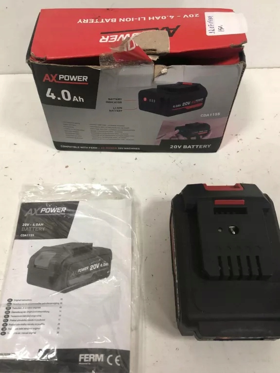 AKUMULATOR AXPOWER AX POWER 4.0AH 20V FERM 20 V 4 - 12527228030 ...