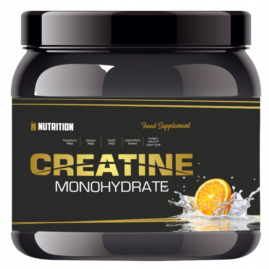Creatine MONO 500g Kreatyna Siła Mięśnie Pomarańcz - 12853517470 ...