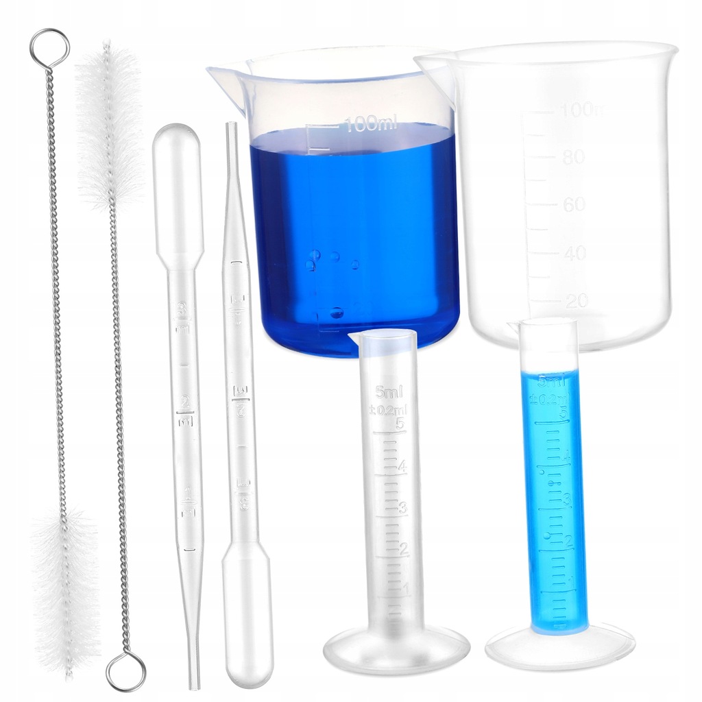 Beaker Test Glass Dropper Lab Tube Flask - 14412874608 - oficjalne ...