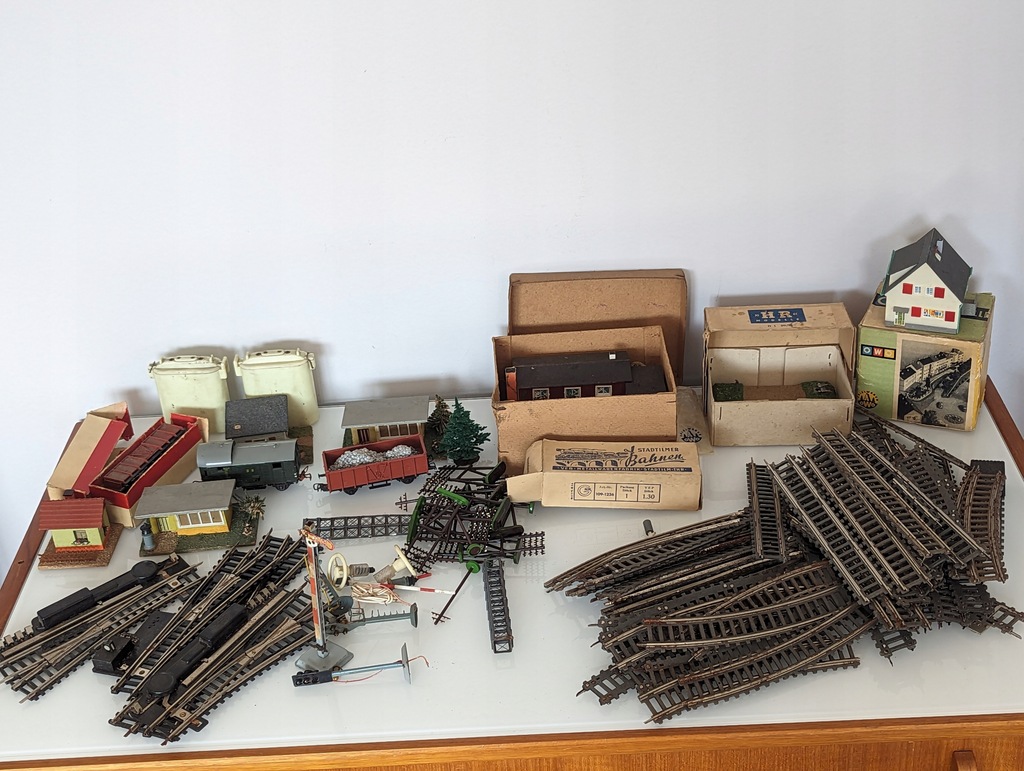 duży zestaw kolejka tory makiety Piko DDR Niemcy - 14412318214 ...