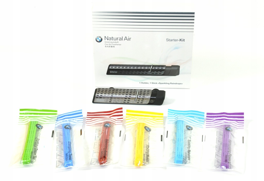 BMW ZAPACH ZESTAW STARTOWY NATURAL AIR + 6x WKŁAD - 8302714090 ...