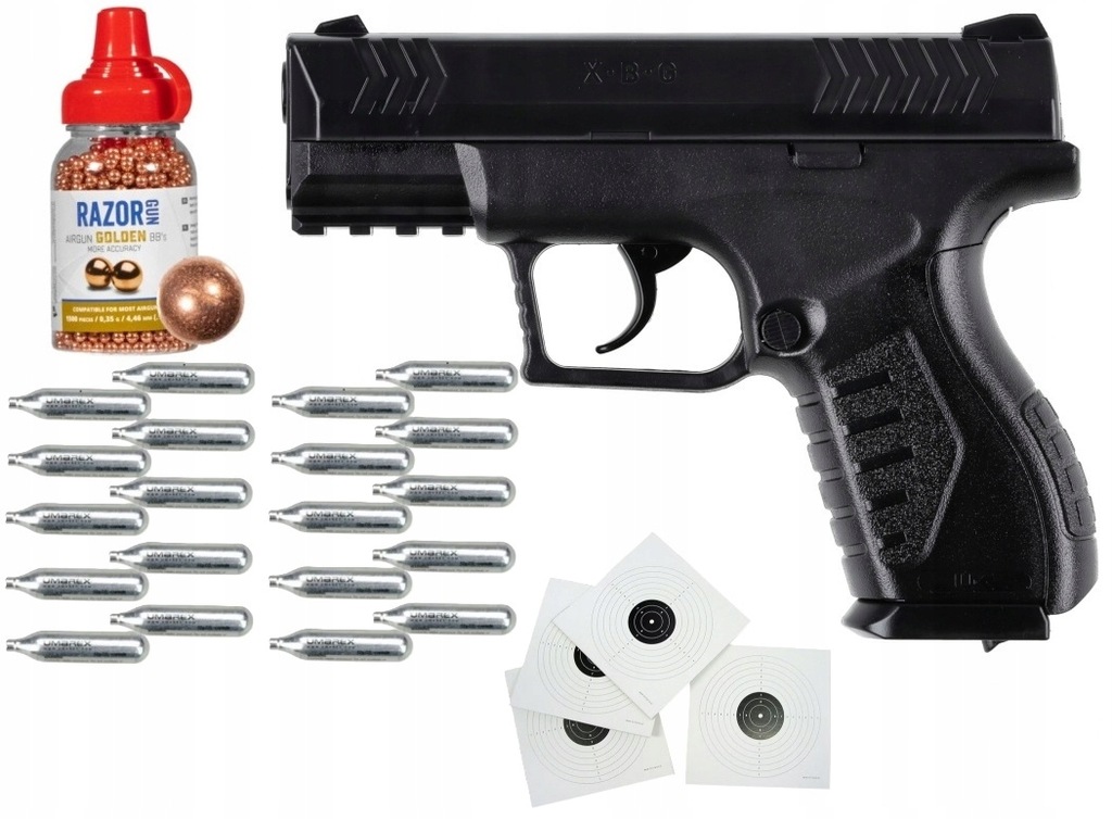 Pistolet wiatrówka Umarex XBG 4,5 mm BB CO2 - 14485357903 - oficjalne archiwum Allegro