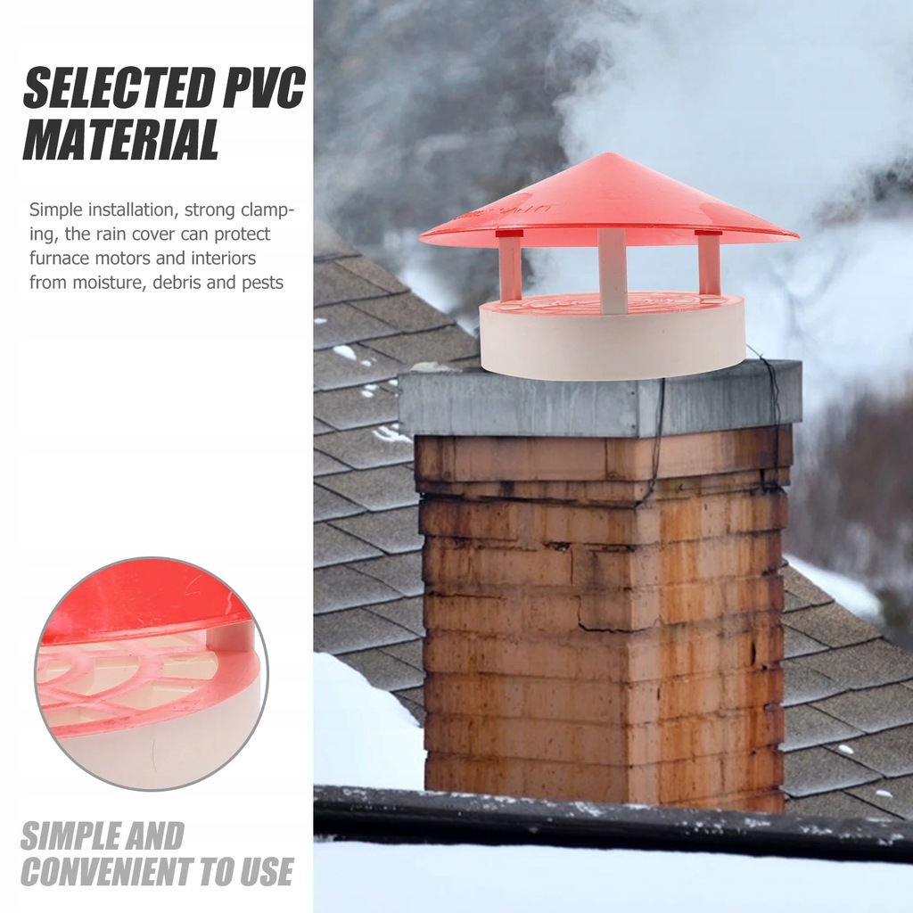 Pipe Rain Cap Weatherproof Chimney Fireplace Caps - 13698187099 ...