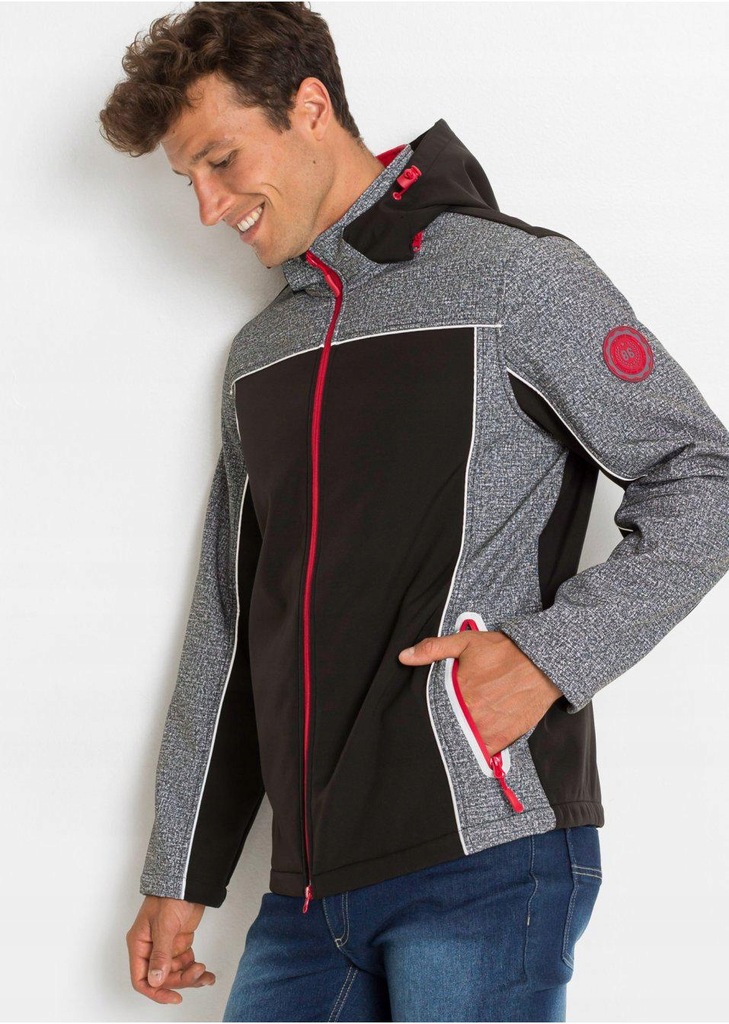 _LZ 84O KURTKA SOFTSHELL Z KAPTUREM _/ 54 - 13735785209 - oficjalne archiwum Allegro