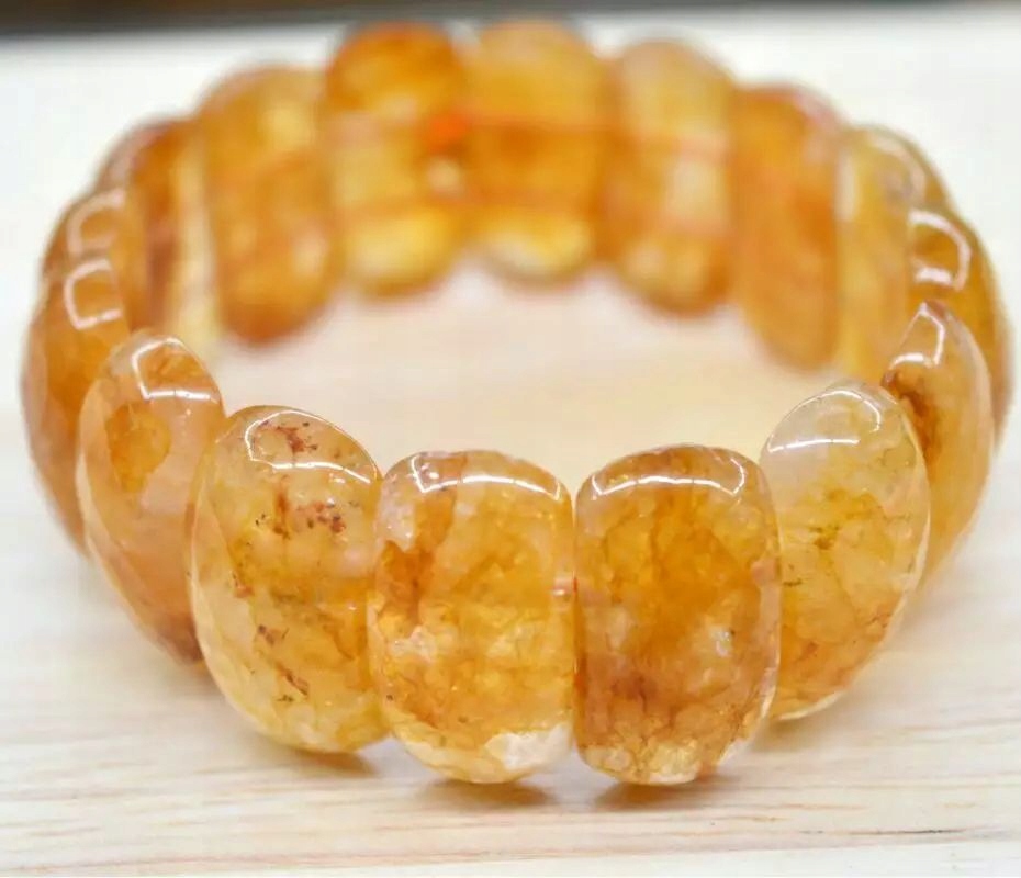 Bransoletka Kamień Naturalny Cytryn - 12822157903 - oficjalne archiwum ...