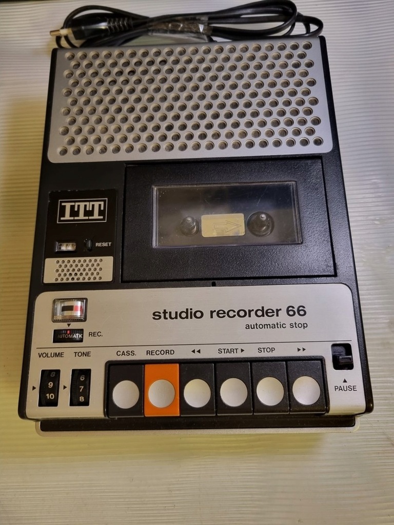 Profesjonalny retro magnetofon ITT Studio Recorder - 14344446988 ...