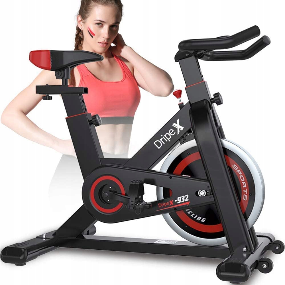Rower treningowy mechaniczny spinningowy DripeX - 12552413725 ...
