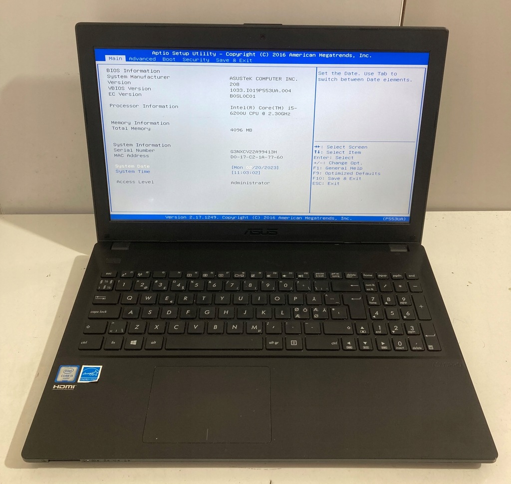 Laptop Asus PRO P2530U 15,6 " Intel Core i5 DVF364 - 13308378227 ...