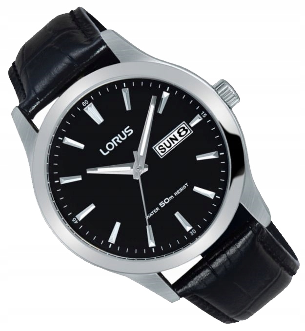 KLASYK Męski zegarek Lorus z datownikiem + GRAWER - 11442074237 ...