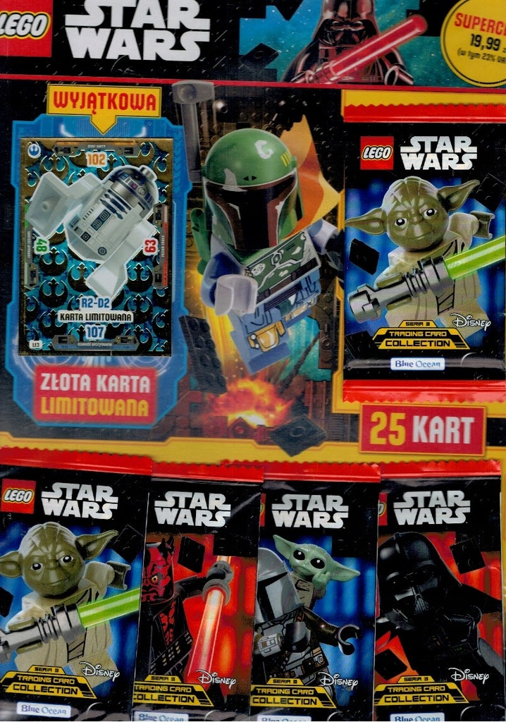 Karty lego Star Wars seria 3 - 12505422900 - oficjalne archiwum Allegro