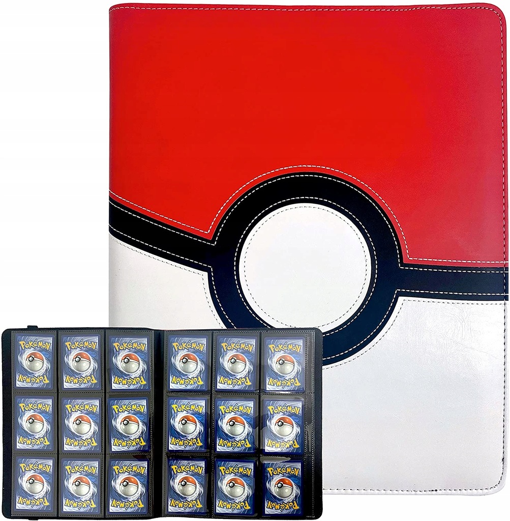 Pokemon Album Na Karty Pokeball Spoiwo 360 Mapa - 12938959639 ...