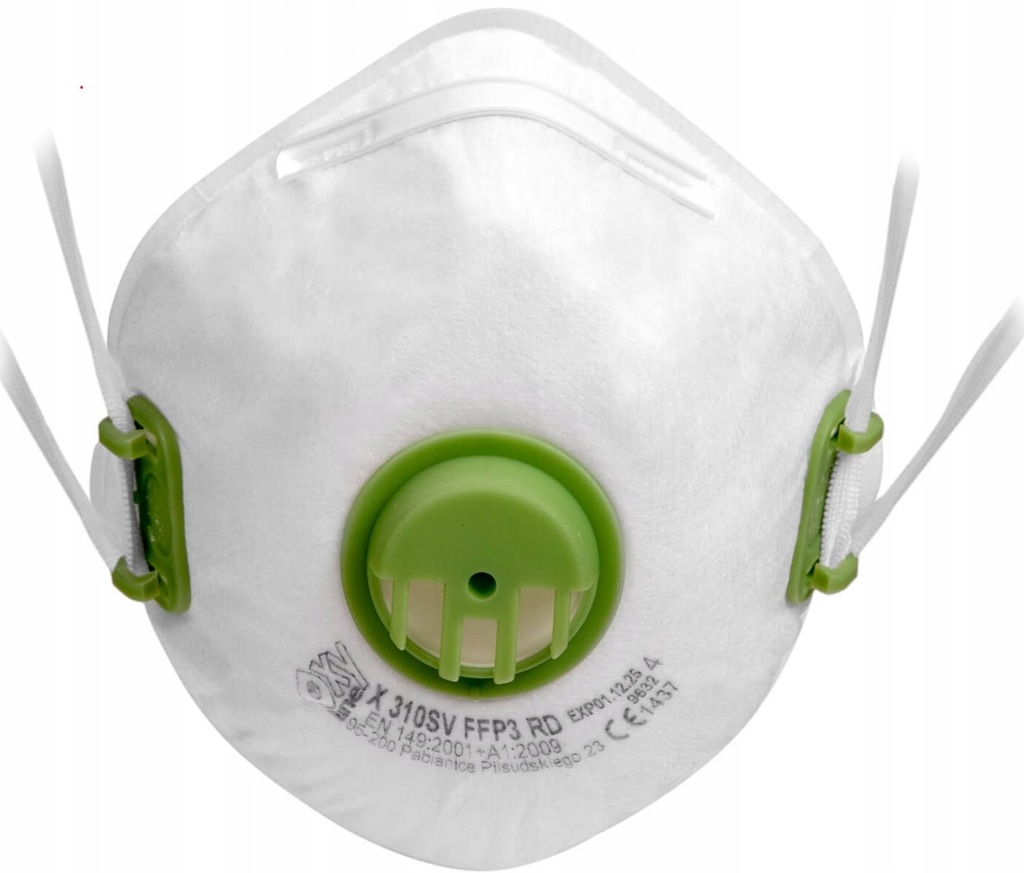 MASKA FFP3 MASECZKA OCHRONNA WIELORAZOWA ZAWOREK - 10835025518 - oficjalne archiwum Allegro