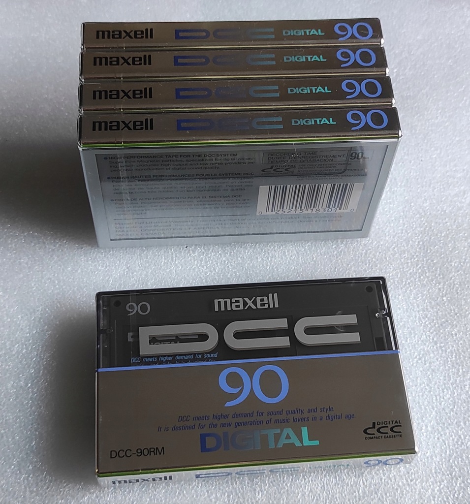 Maxell DCC 90 NOS folia DCC-90RM - 13162066606 - oficjalne archiwum Allegro