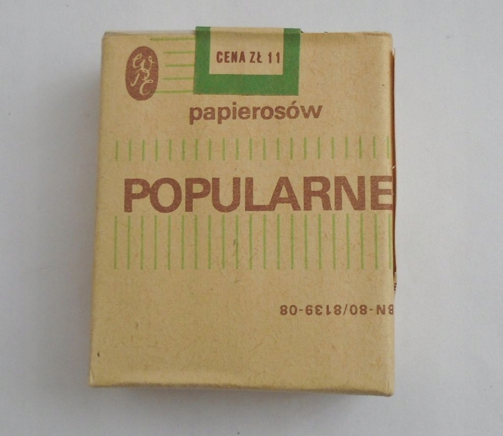 Papierosy Popularne PRL - 7825821052 - oficjalne archiwum Allegro