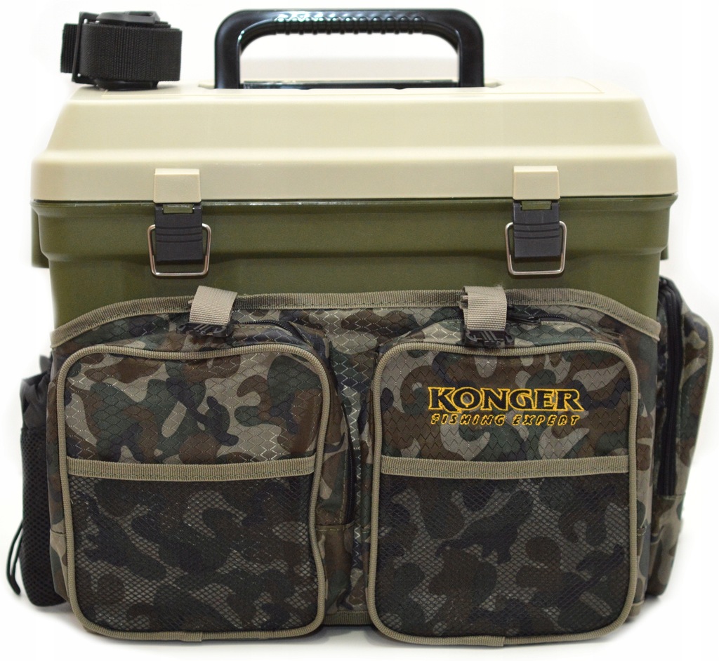 SKRZYNKA SIEDZISKO PLECAK WĘDKARSKI KONGER PREZENT - 9888575180 ...