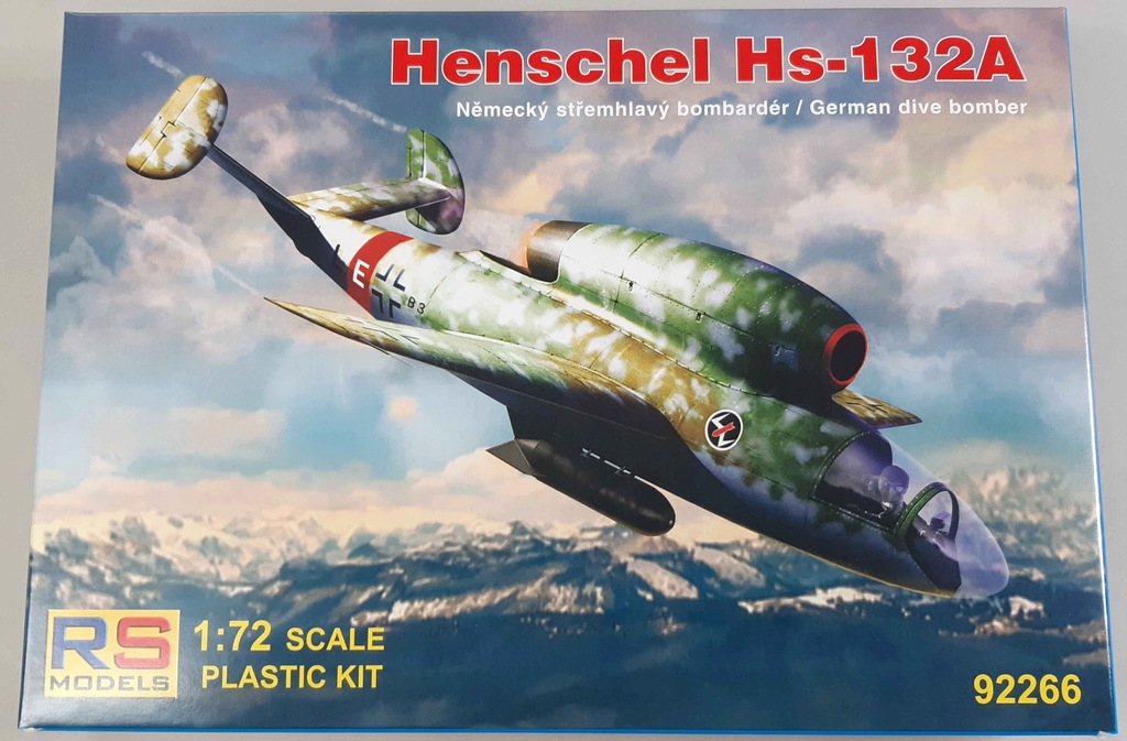 Henschel Hs-132A RS92266 1/72 - 12388627136 - oficjalne archiwum Allegro