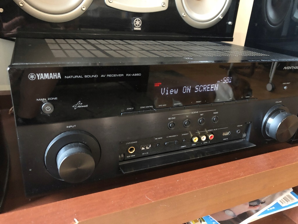 Amplituner Yamaha MusicCast RX-A850 AVENTAGE 7.2 - 12801304159 ...