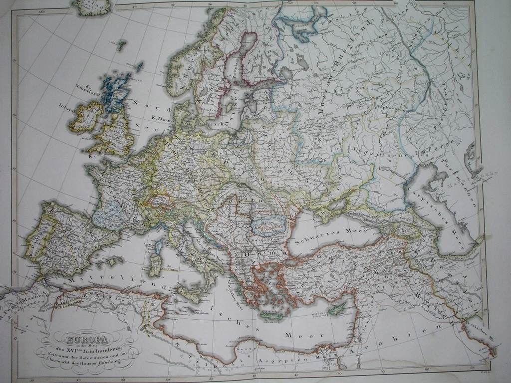 1846 MAPA POLSKA od morza do morza EUROPA Kresy - 12831927138 ...