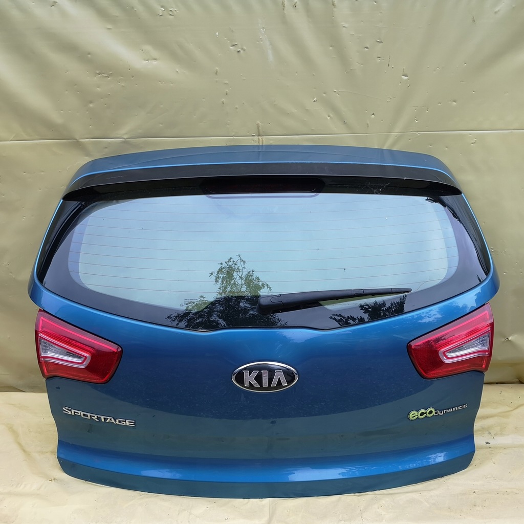 KIA SPORTAGE III 10-15 KLAPA BAGAŻNIKA KOMPLETNA KOLOR 5B BYTE BLUE ...