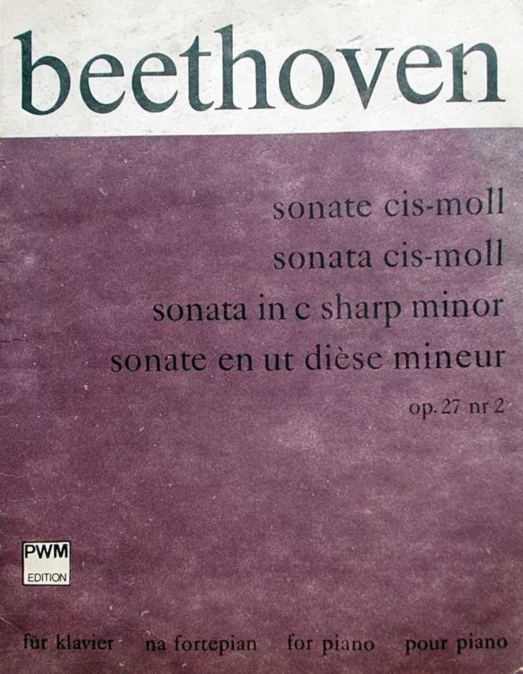 Beethoven Sonata cis-moll (op 27 nr. 2) - 12069430442 - oficjalne ...