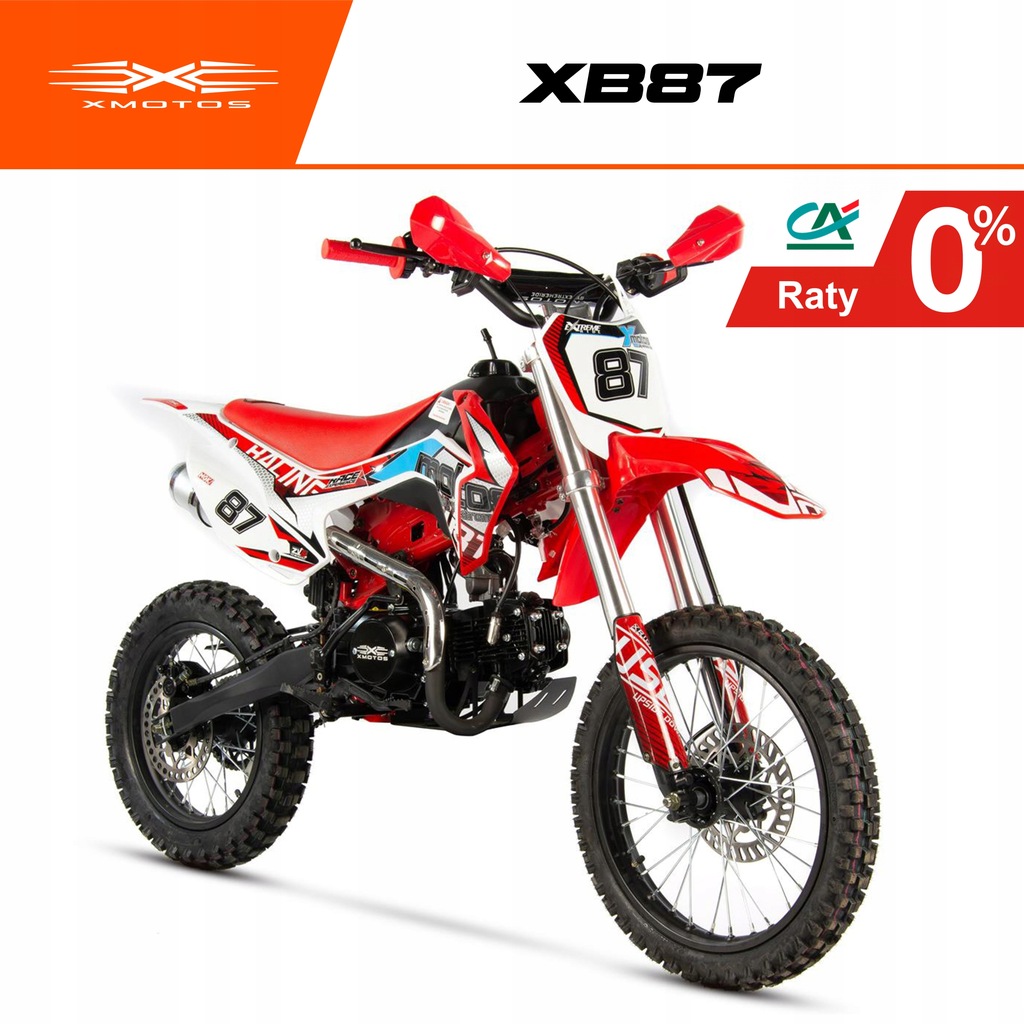 CROSS 125 XMOTOS XB87 17/14 TRANSPORT GWIAZDKA +GRATISY - 12785892189 - oficjalne archiwum Allegro