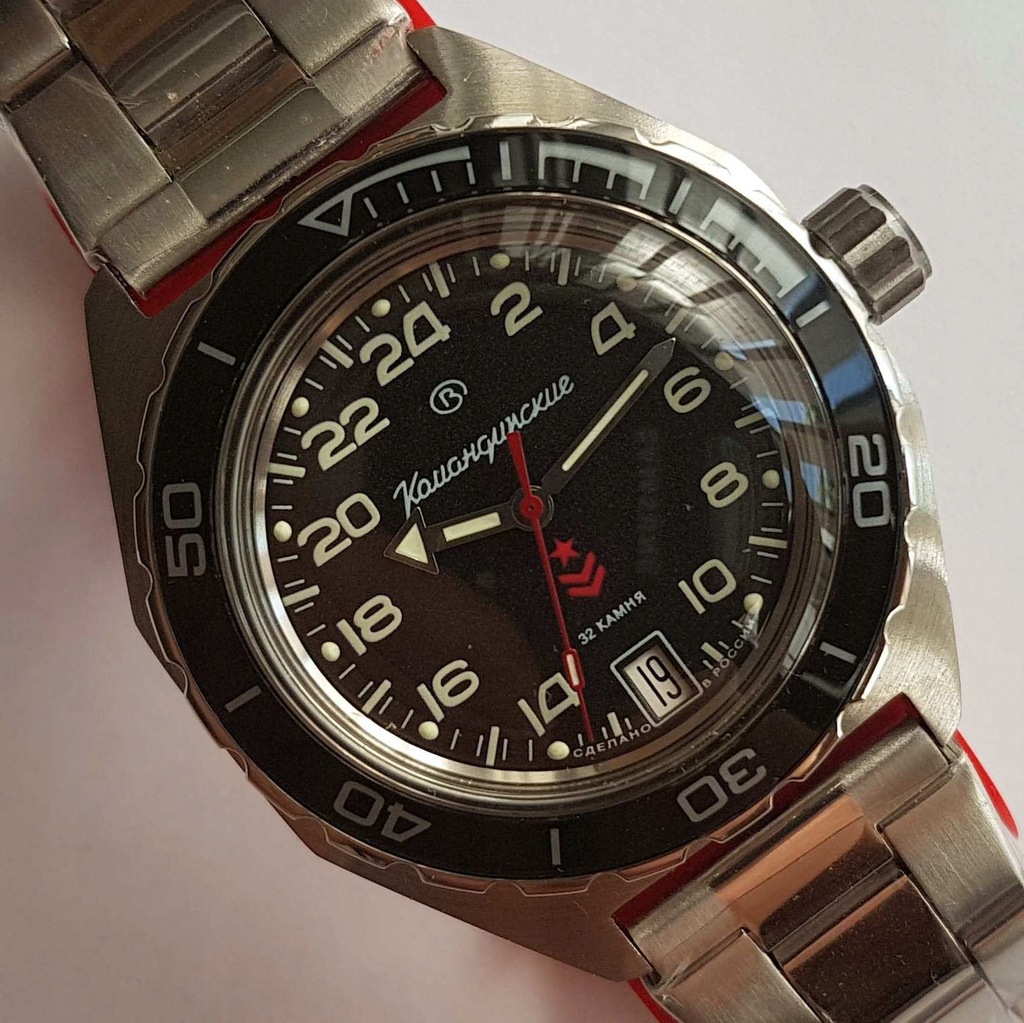 Купить ВОСТОК Командирские часы. МАШИНА. 24ч. 20 бар.: отзывы, фото и ...