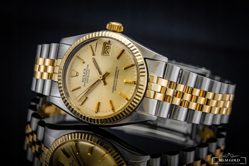 Rolex Datejust 36mm, Jubilee, złota tarcza - 10221612687 - oficjalne ...