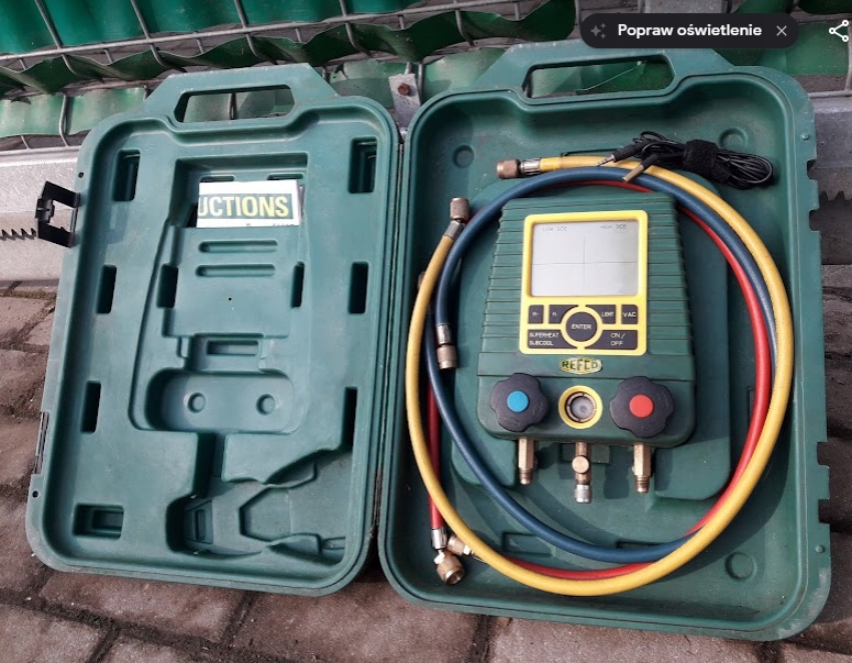 ZESTAW MANOMETRÓW REFCO MANOMETRY DO KLIMATYZACJI - 14142983996 ...
