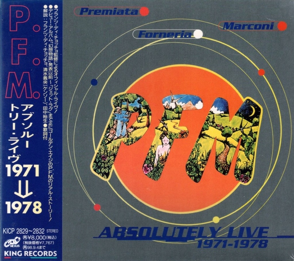 PFM Absolutely Live 1971-1978 Japan 4CD Box unikat - 12885092108 - oficjalne archiwum Allegro