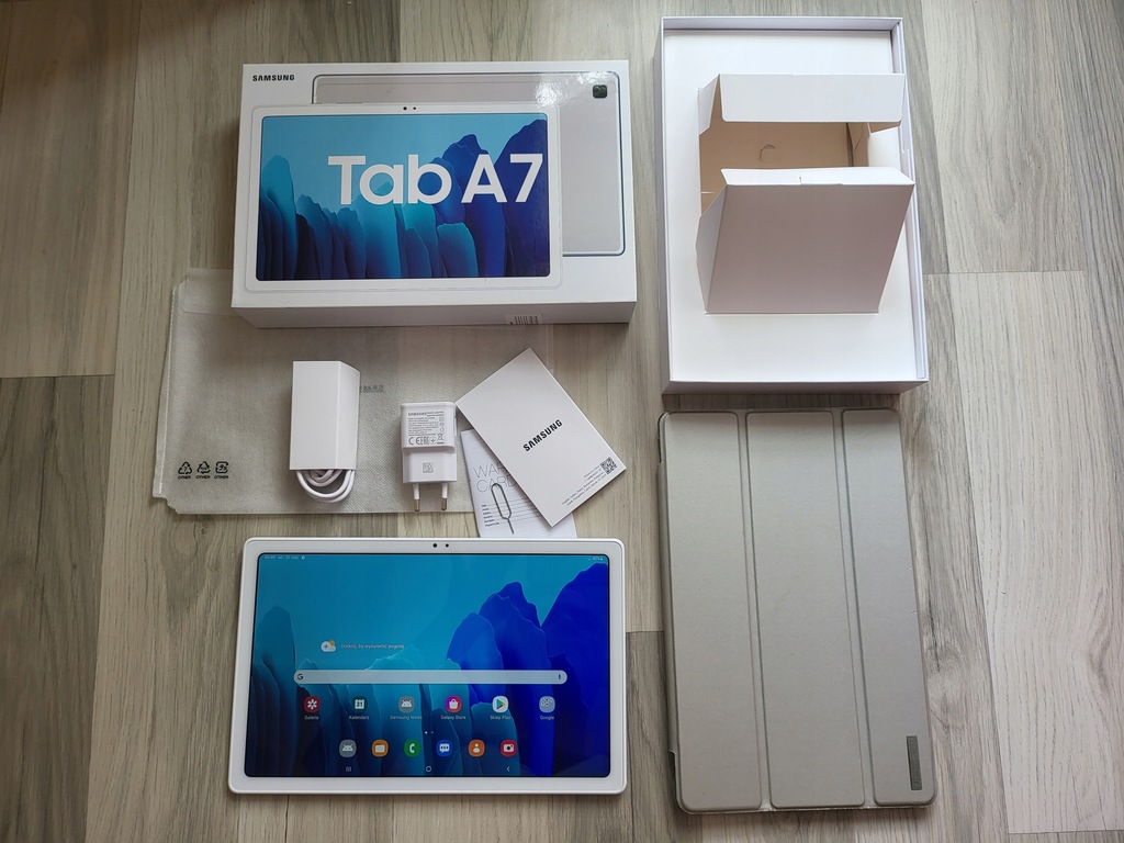 Samsung Galaxy TAB A7 LTE 4G 32GB/3GB RAM Silver - 12554630257 - oficjalne archiwum Allegro