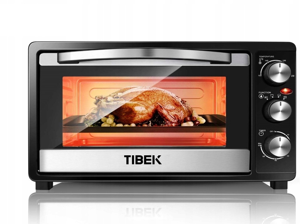 TIBEK Mini piekarnik Elektryczny grill 23L 1500W - 13447516277 ...