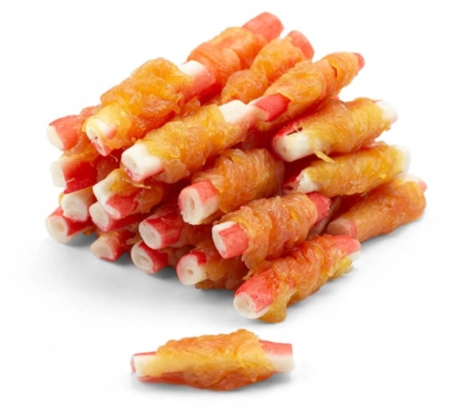 Surimi o Smaku Krabowym z Kurczakiem - 500g - 10945838065 - oficjalne archiwum Allegro