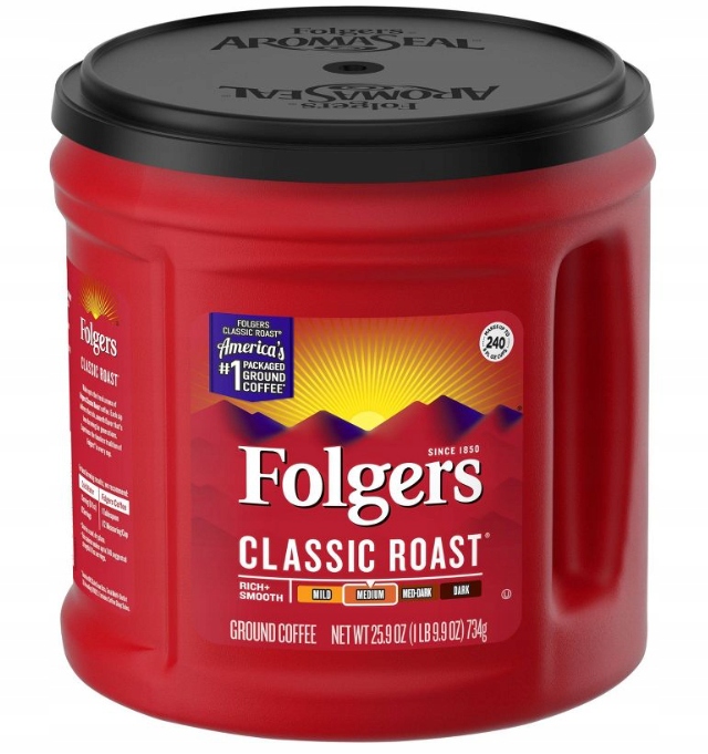 Kawa Folgers Classic Roast 734g z USA - 12394638228 - oficjalne archiwum Allegro