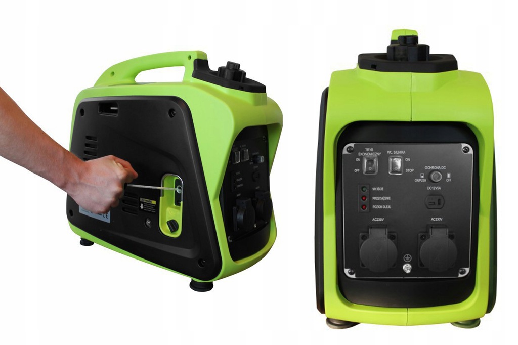 INWERTOROWY GENERATOR 2 kW AGREGAT PRĄDOTWÓRCZY - 12962386455 - oficjalne archiwum Allegro