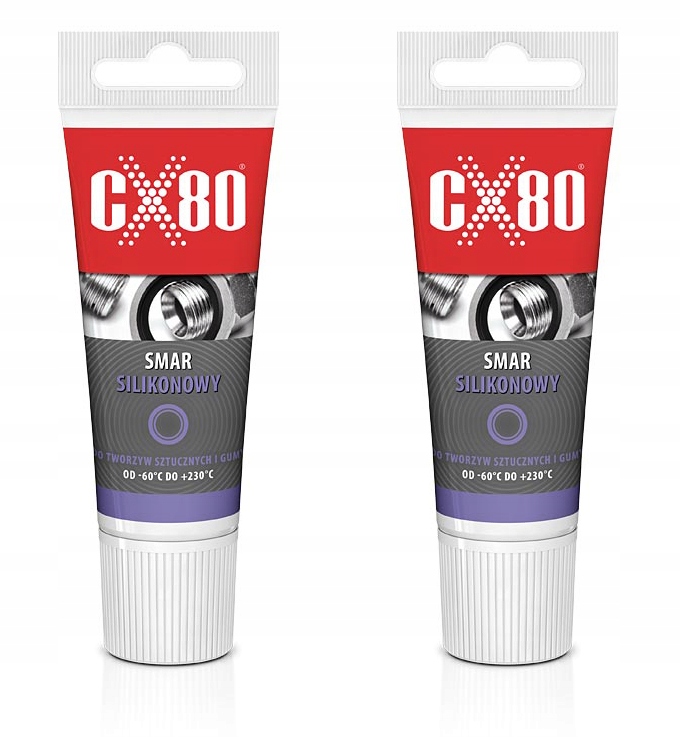 SMAR SILIKONOWY BEZBARWNY CX80 2 x 40g - 8740960587 - oficjalne archiwum Allegro