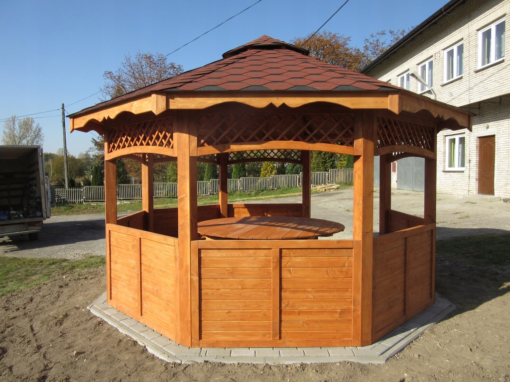 ALTANA OGRODOWA ALTANKA ALTANKI 4M OŚMIOKĄTNA - 6730429890 - oficjalne ...